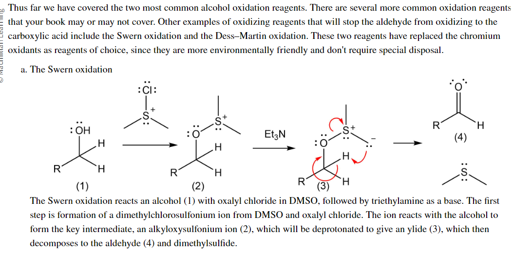 Solved Alcohols are a key intermediate in organic synthesis | Chegg.com