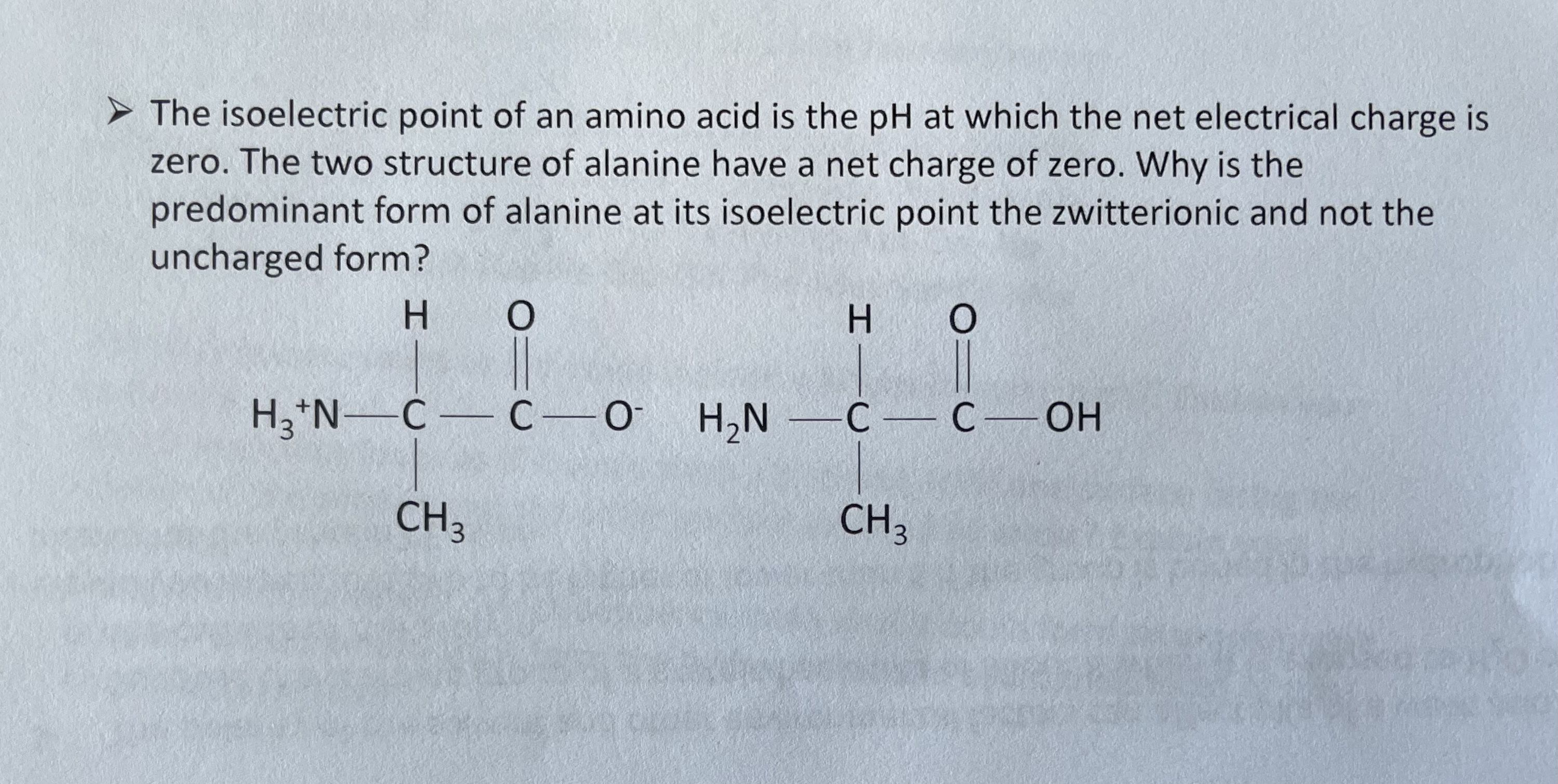 Solved The isoelectric point of an amino acid is the pH at | Chegg.com