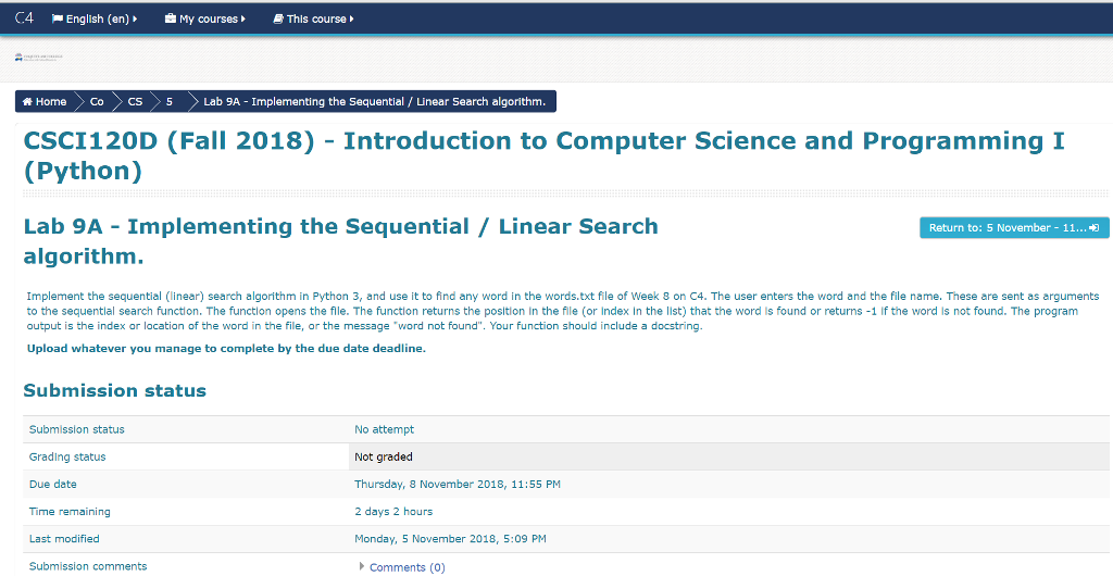 Solved C4 English (en) My coursesThis course พี Home > Co > | Chegg.com