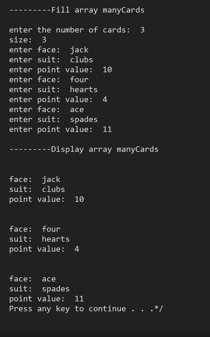Solved For this assignment you will change the card.c code | Chegg.com