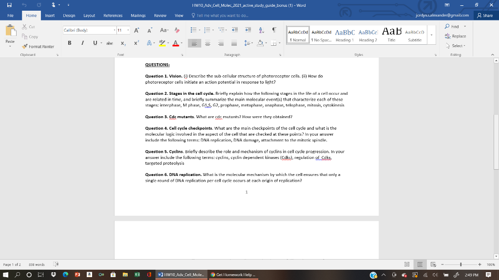 Solved File Home Insert Design Layout References Mailings | Chegg.com