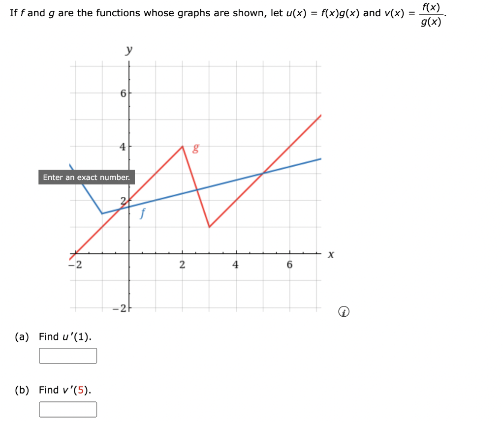 Solved If f and g are the functions whose graphs are shown, | Chegg.com