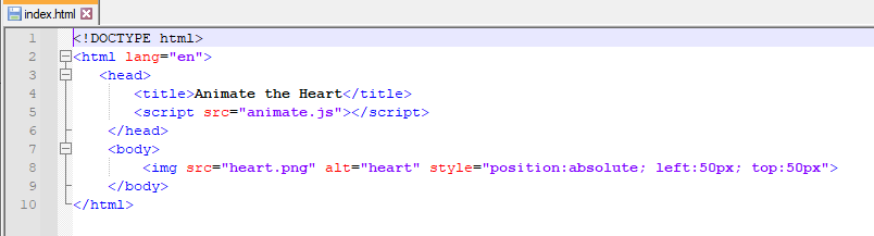 Solved 6.19 LAB: Move the heart image with a timer In this | Chegg.com