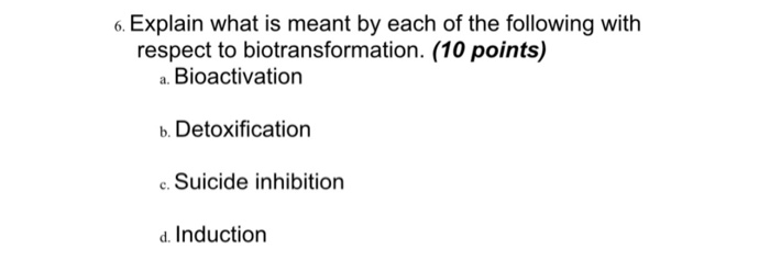 Solved 6. Explain what is meant by each of the following | Chegg.com