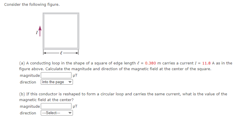 Solved Consider the following figure. (a) A conducting loop | Chegg.com