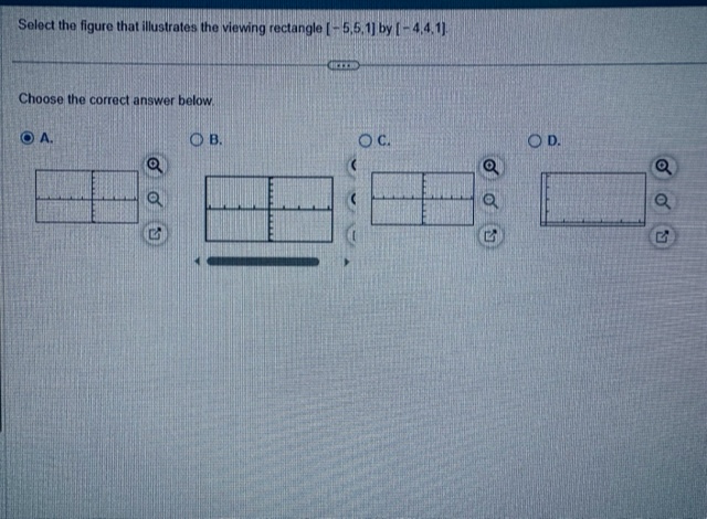 Solved Select the figure that illustrates the viewing | Chegg.com