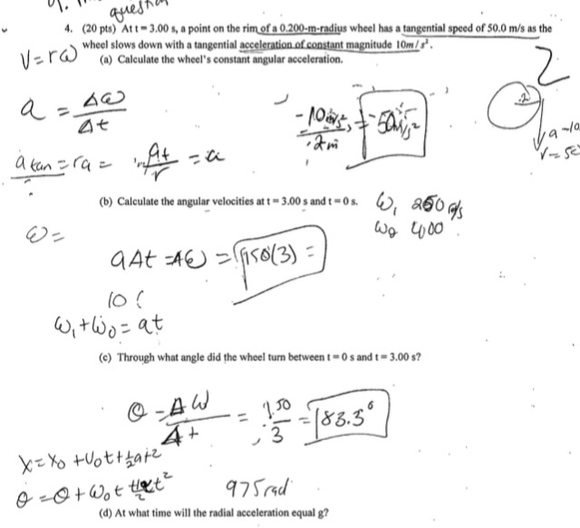 Solved 4 20 Pts Att 300s A Point On The Rim Of A 