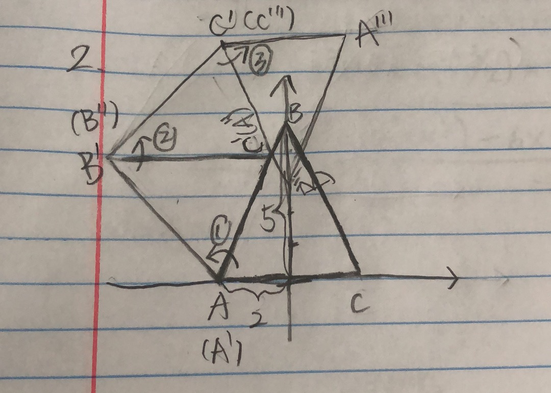 Solved 2. Let AABC be a triangle with vertices A(-2,0), | Chegg.com