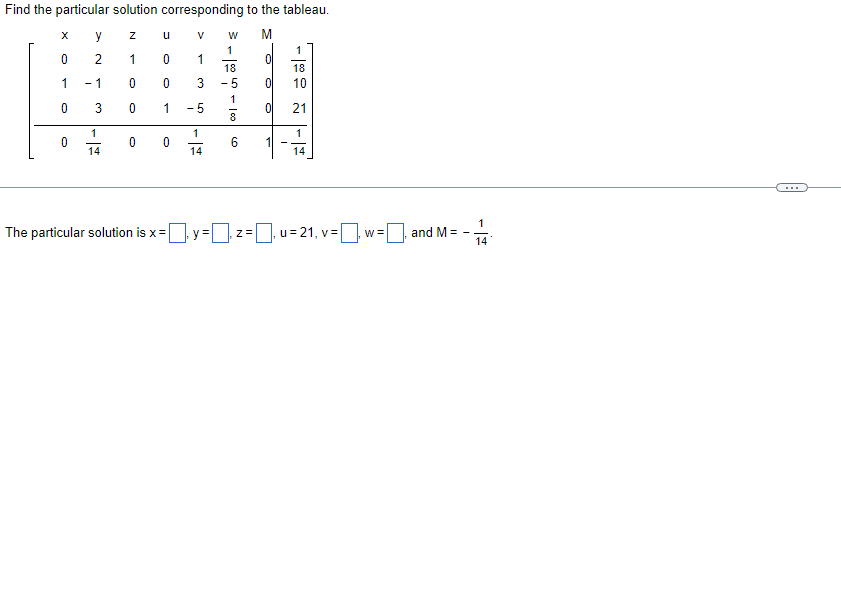 Solved Find the particular solution corresponding to the | Chegg.com