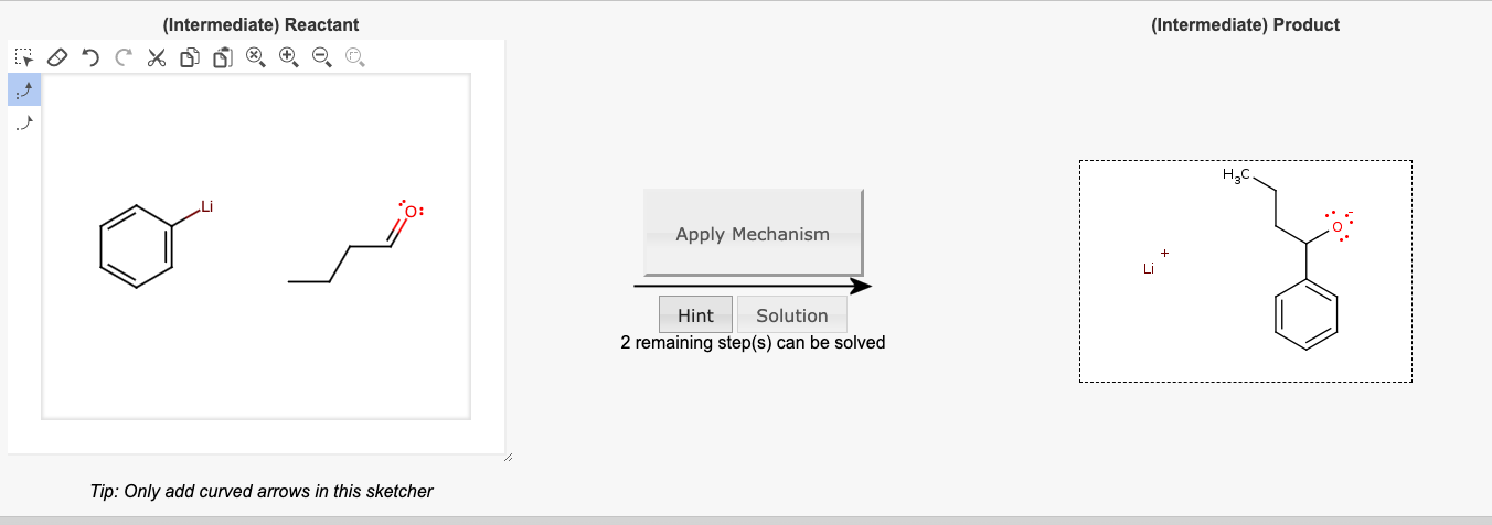 Solved (Intermediate) Product (Intermediate) Reactant 0 5 | Chegg.com