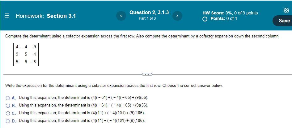 Solved Homework Section 3 1 Question 1 3 1 1 Part 1 Of 2