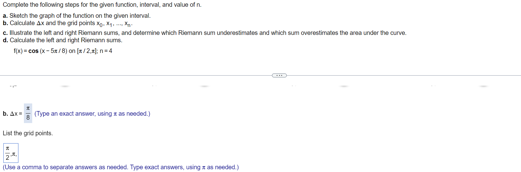 Solved Complete The Following Steps For The Given Function Chegg