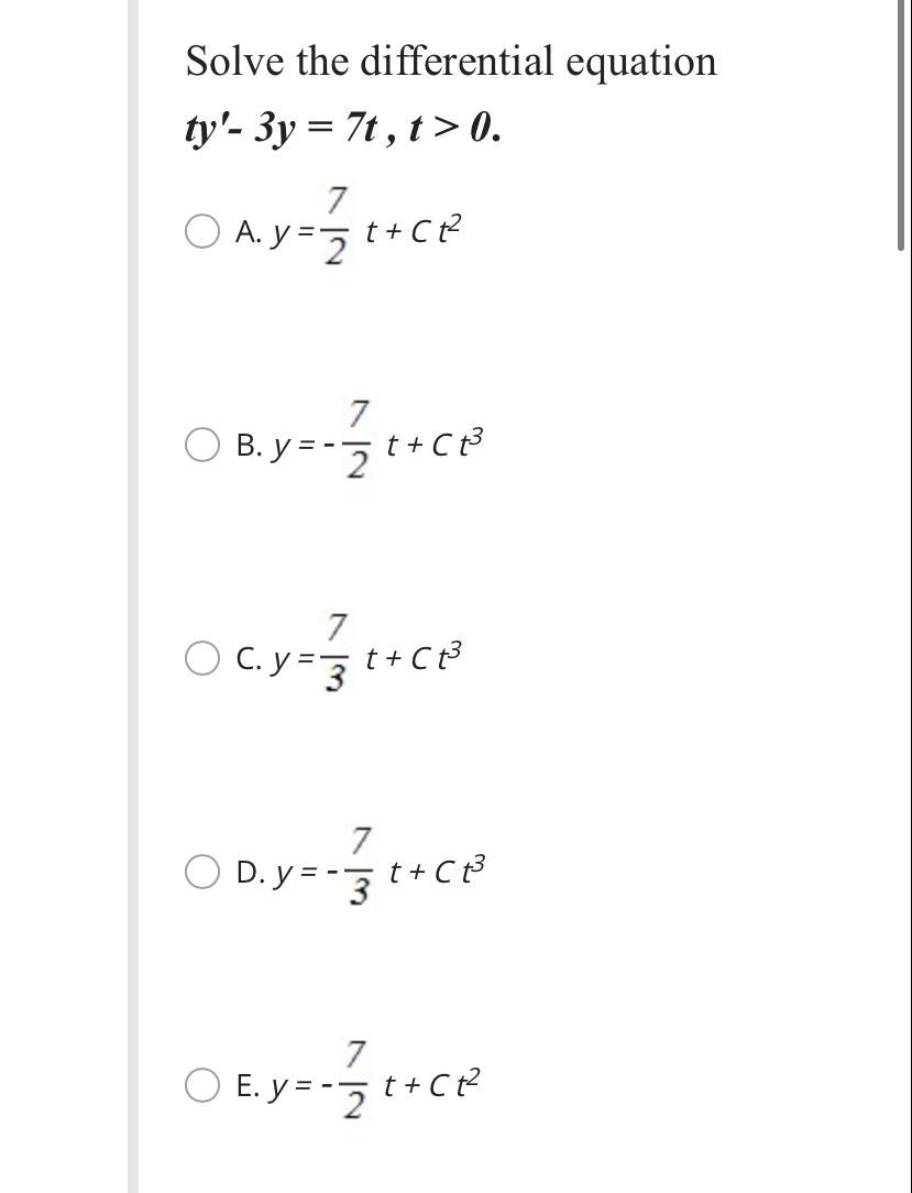 Solved Find two values of r such that y =x" is a solution of | Chegg.com
