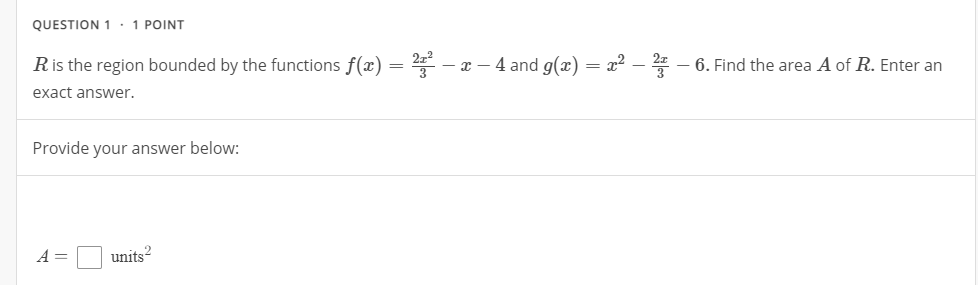 Solved R is the region bounded by the functions | Chegg.com