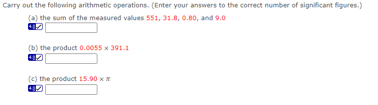 Solved Carry out the following arithmetic operations. (Enter | Chegg.com