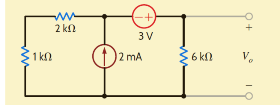 Solved Use Thévenin’s and Norton’s theorems to find Vo in | Chegg.com