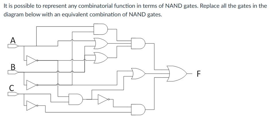 Solved It is possible to represent any combinatorial | Chegg.com