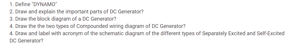 Solved 1. Define "DYNAMO" 2. Draw and explain the important | Chegg.com