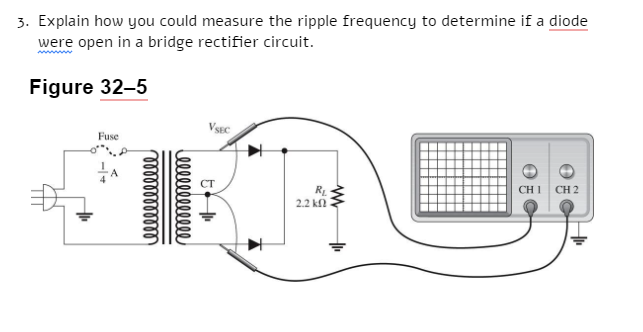 Solved 3. Explain how you could measure the ripple frequency | Chegg.com