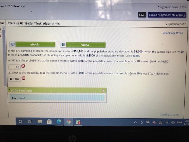 Solved Ment 75 Practice Assignment Score 000 Save 