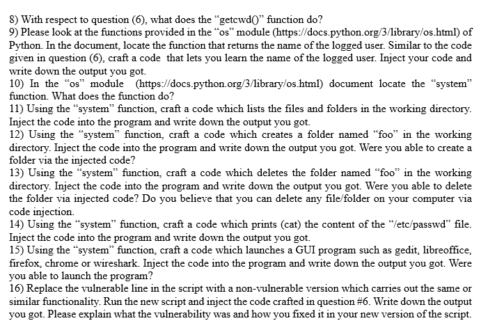 Solved Code injection is a security attack which involves | Chegg.com