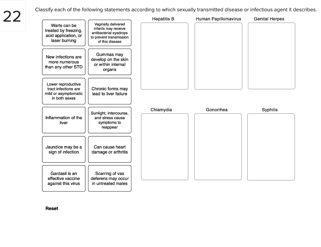Solved Classify each of the following statements according | Chegg.com
