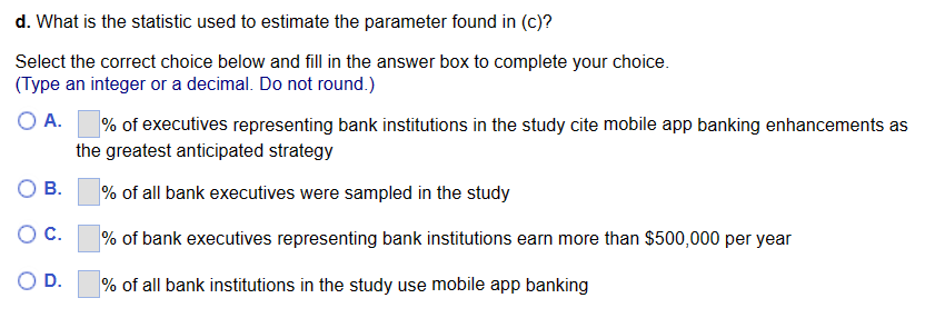 Solved Results of a 2017 survey of a sample of executives | Chegg.com