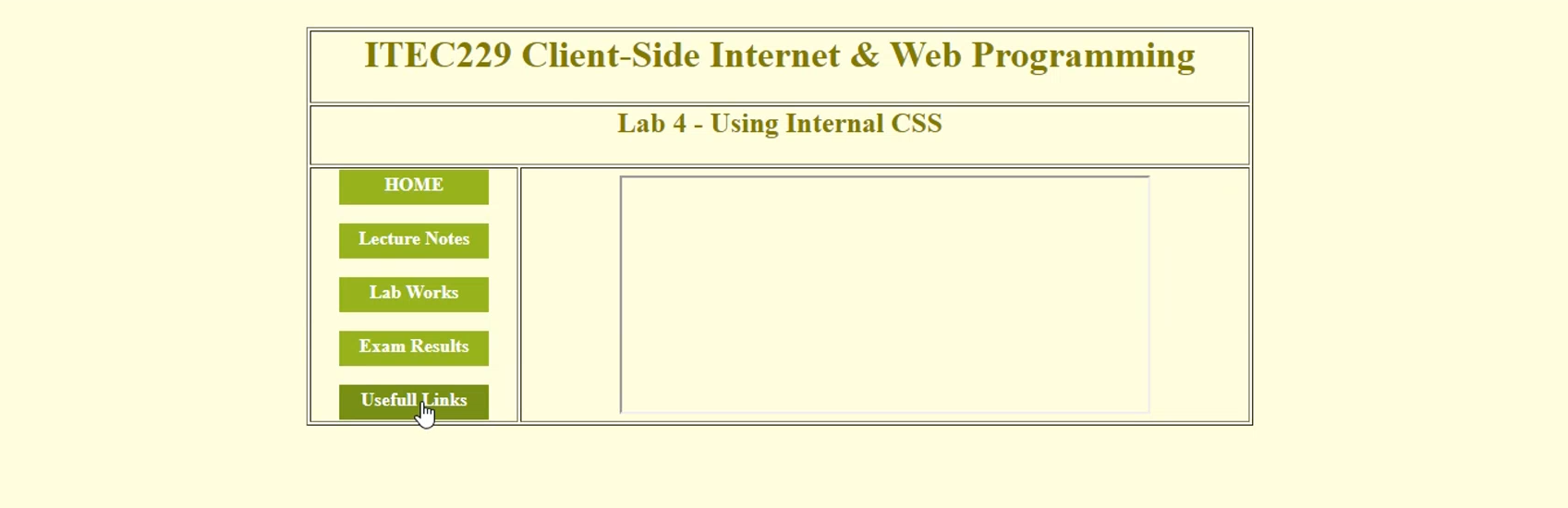 Solved For Lab 4 you should create a web page | Chegg.com