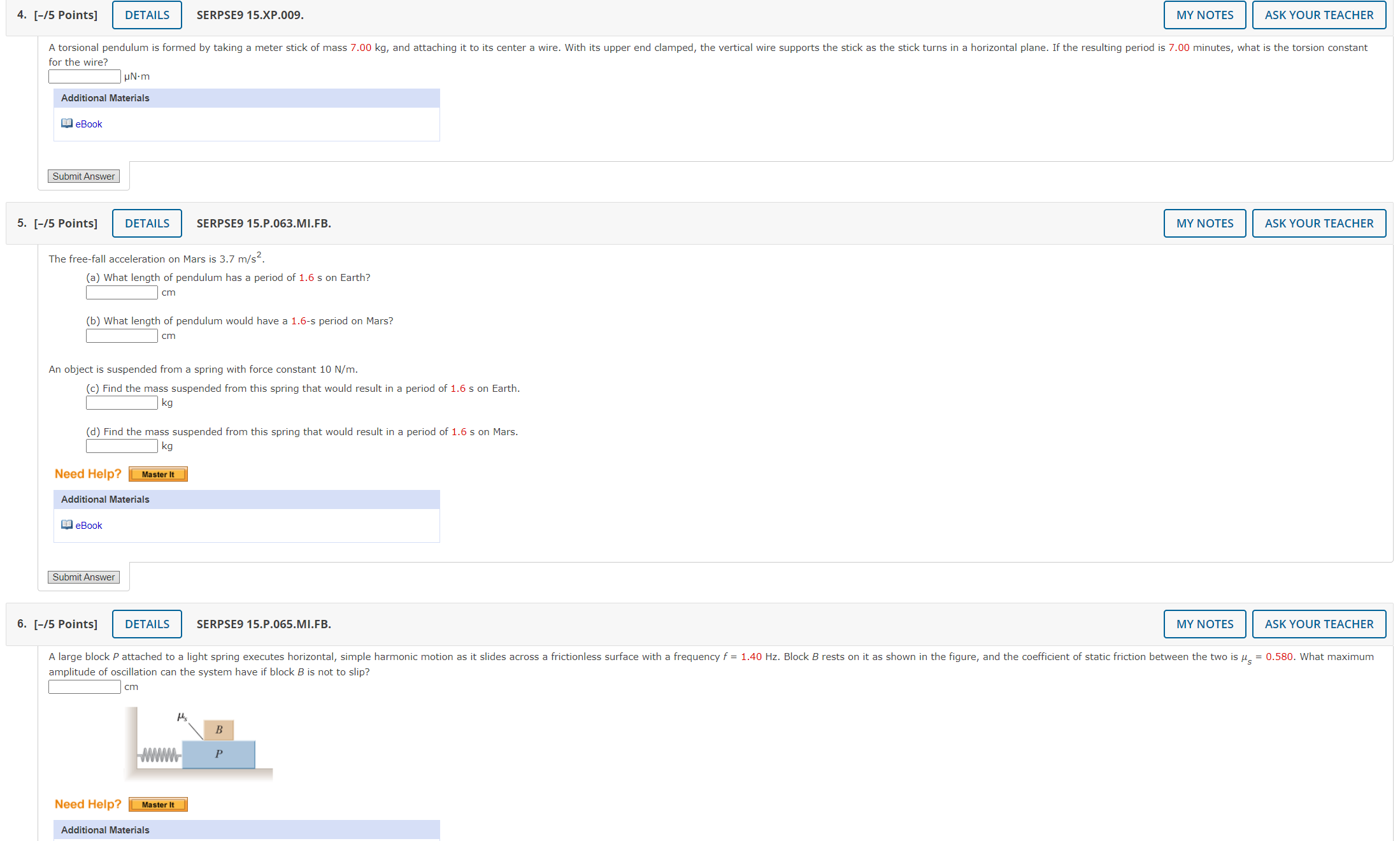 Solved Please help me with these 3 ﻿physics problems. | Chegg.com