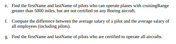 Solved The following relational database scheme keeps track | Chegg.com