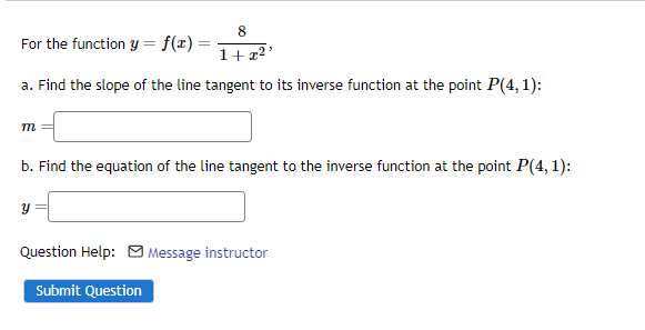 Solved For the function y=f(x)=1+x28, a. Find the slope of | Chegg.com