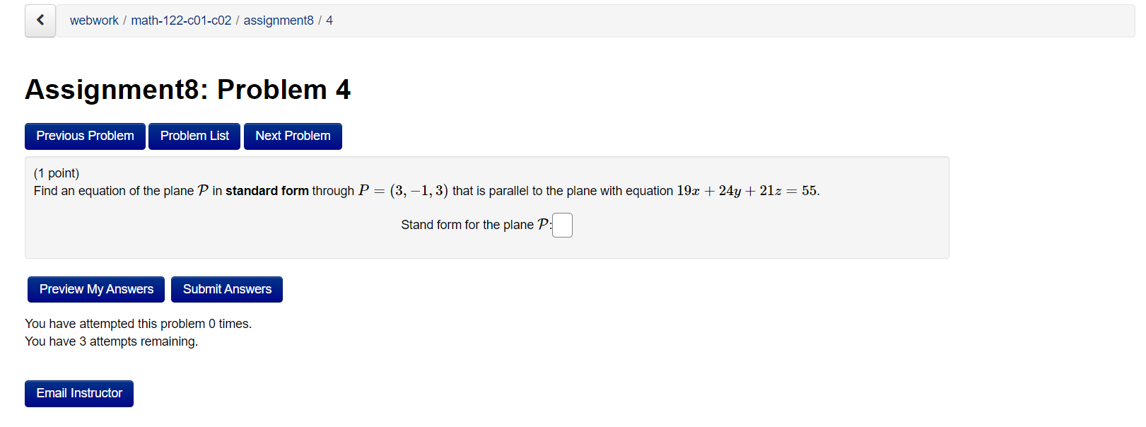 Solved webwork / math-122-c01-c02 / assignment8 / 4 | Chegg.com