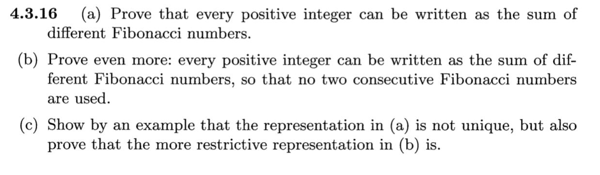 Solved 4316 A Prove That Every Positive Integer Can Be 9844