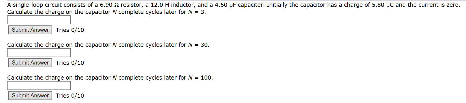 Solved A single-loop circuit consists of a 6.90 2 resistor, | Chegg.com