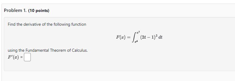 Find the derivative of the following | Chegg.com