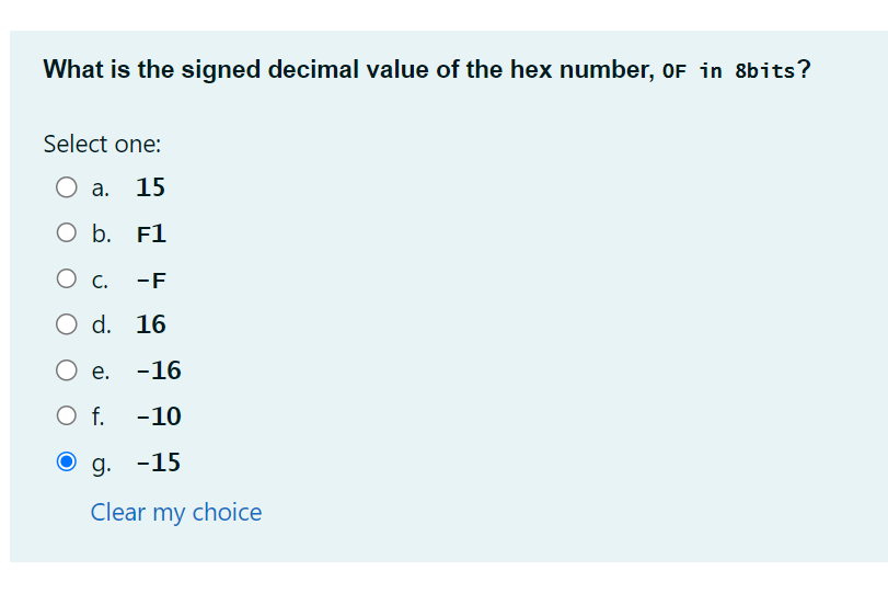 Solved What is the signed decimal value of the hex number, | Chegg.com