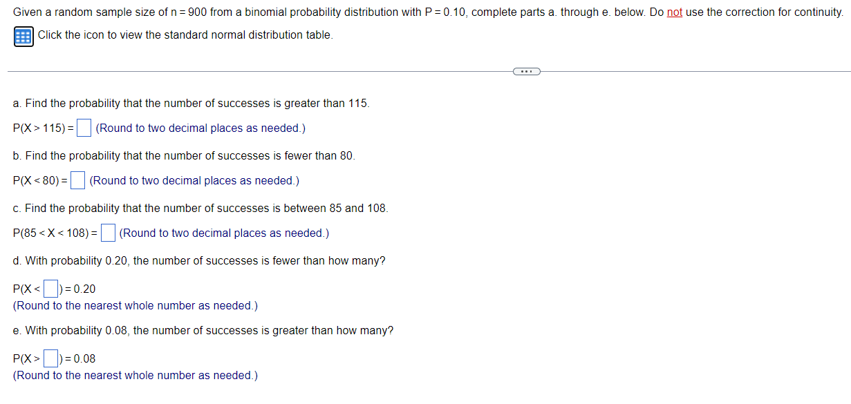 Solved Given a random sample size of n=900 from a binomial | Chegg.com