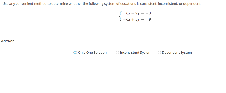 Solved Use any convenient method to determine whether the | Chegg.com