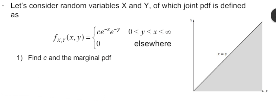 Solved Let's consider random variables X and Y, of which | Chegg.com