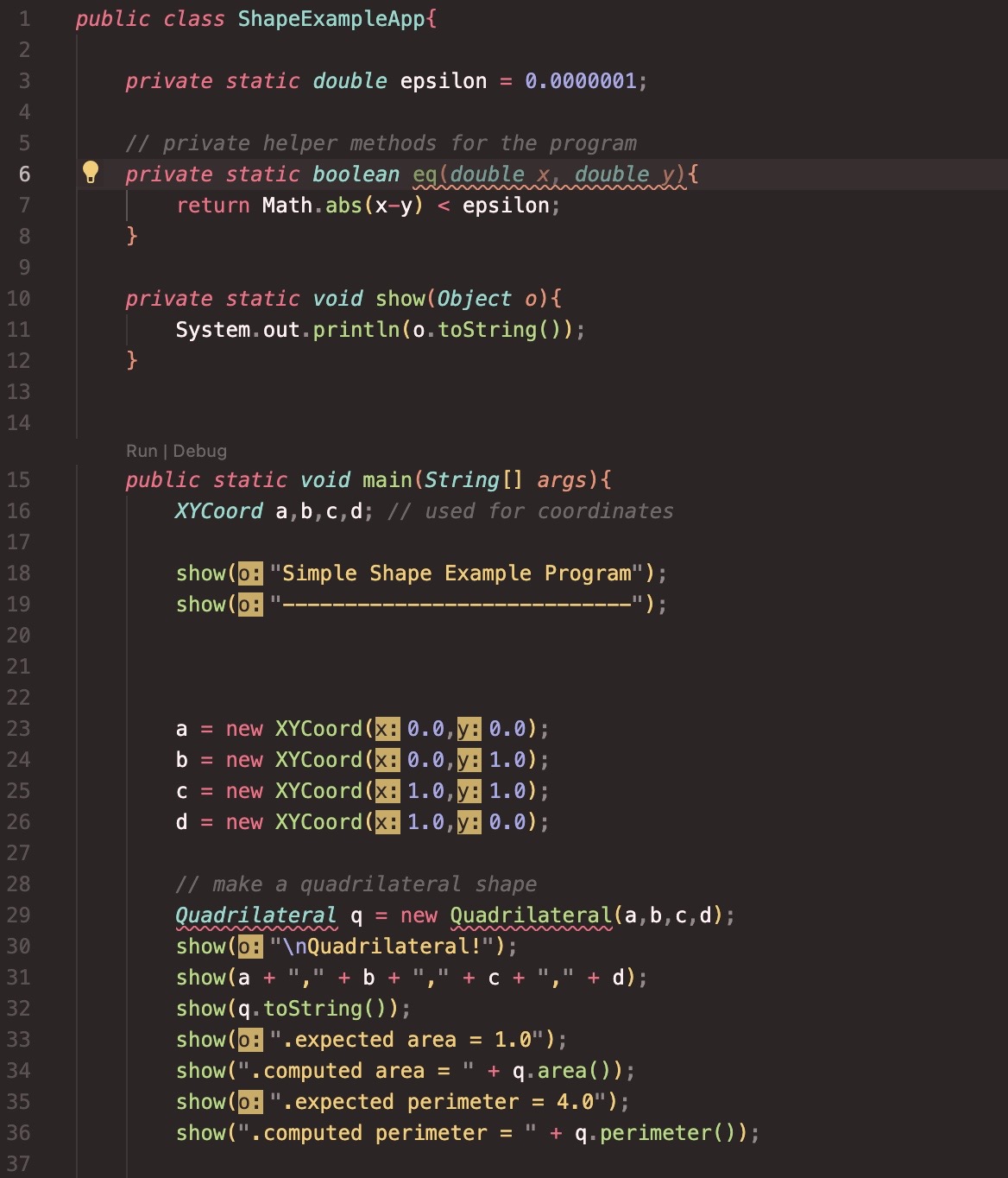 Solved Shapes In this problem, you are provided with a Shape | Chegg.com