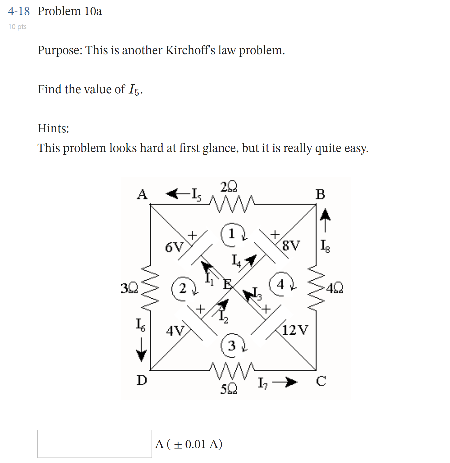 Solved 19 Problem 10b Purpose: This is another Kirchoff's | Chegg.com