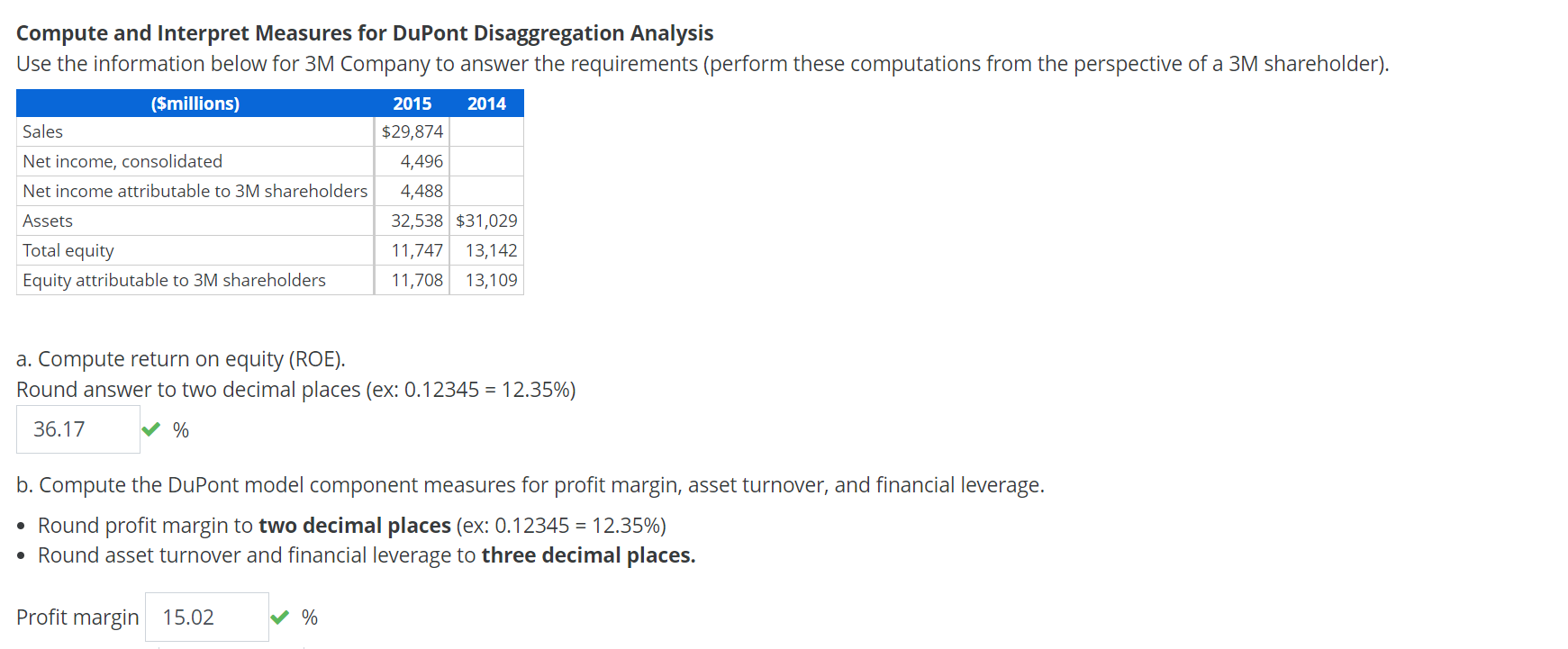 Solved Compute and Interpret Measures for DuPont | Chegg.com