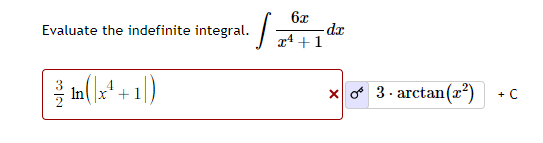 Solved Evaluate the indefinite integral. ∫x4+16xdx | Chegg.com
