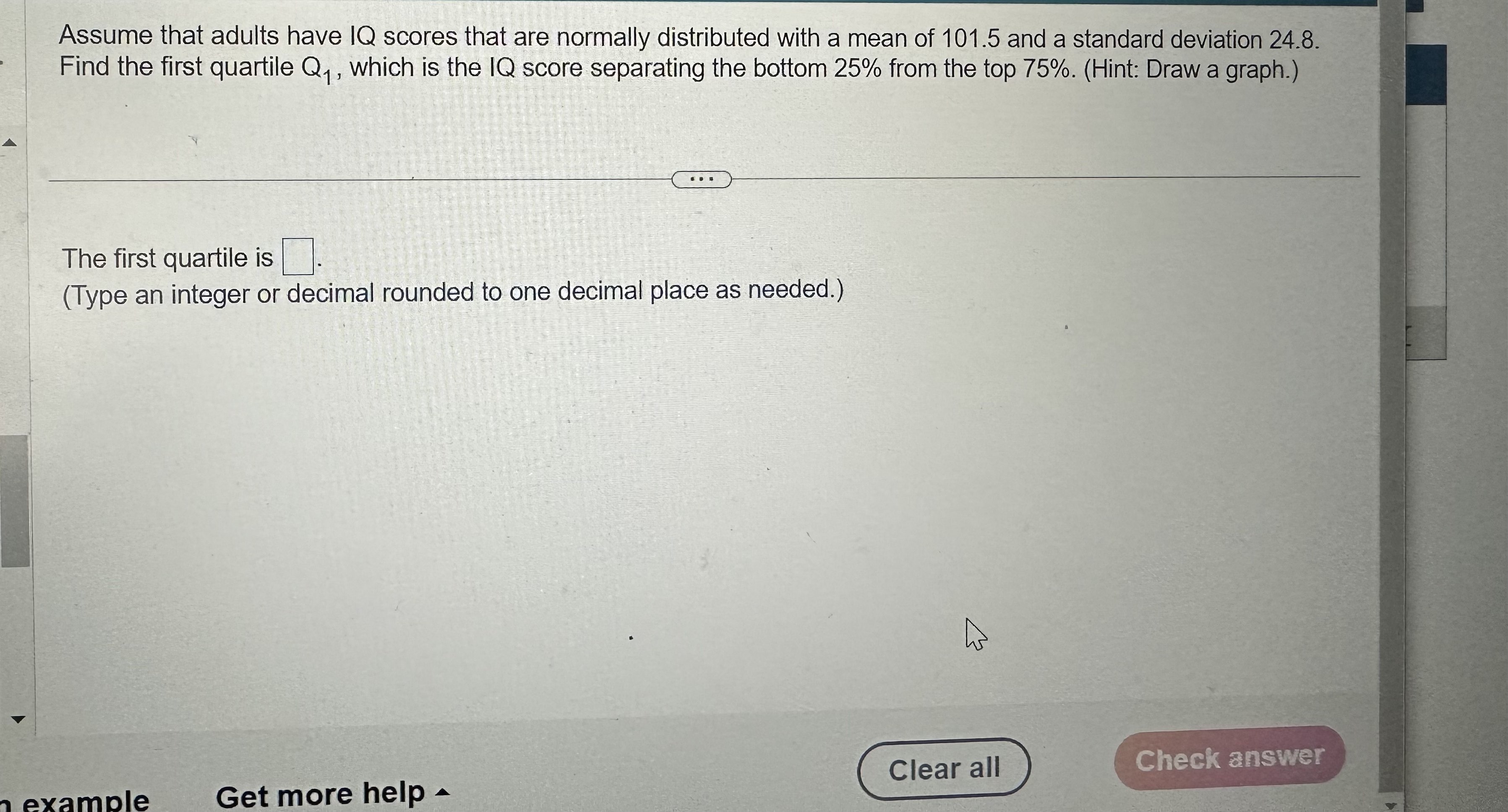 Solved Assume that adults have IQ scores that are normally | Chegg.com