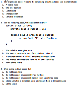 Solved 1. The expression below refers to the combining of | Chegg.com