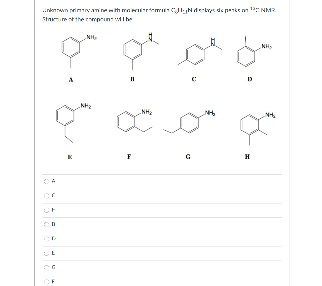 Solved Unknown primary amine with molecular formula C3H11N | Chegg.com