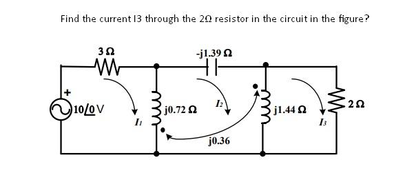 Solved Find the current 13 through the 20 resistor in the | Chegg.com