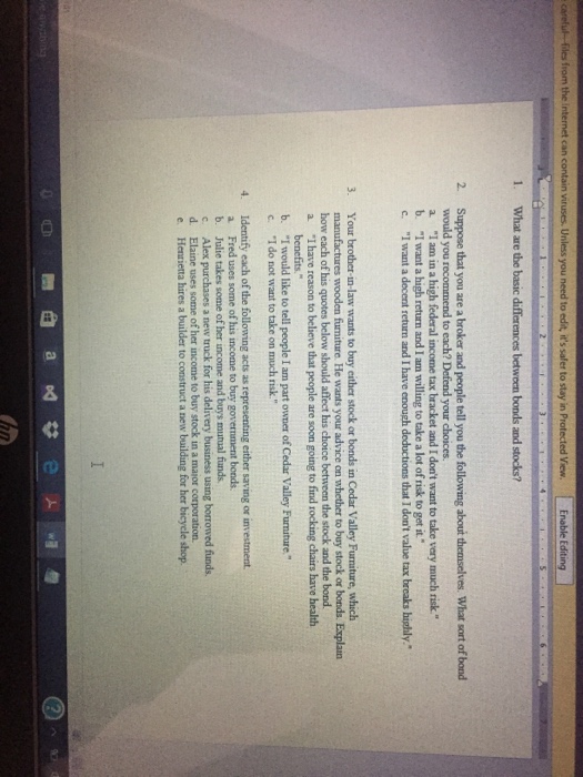 Solved What are the basic differences between bonds and | Chegg.com