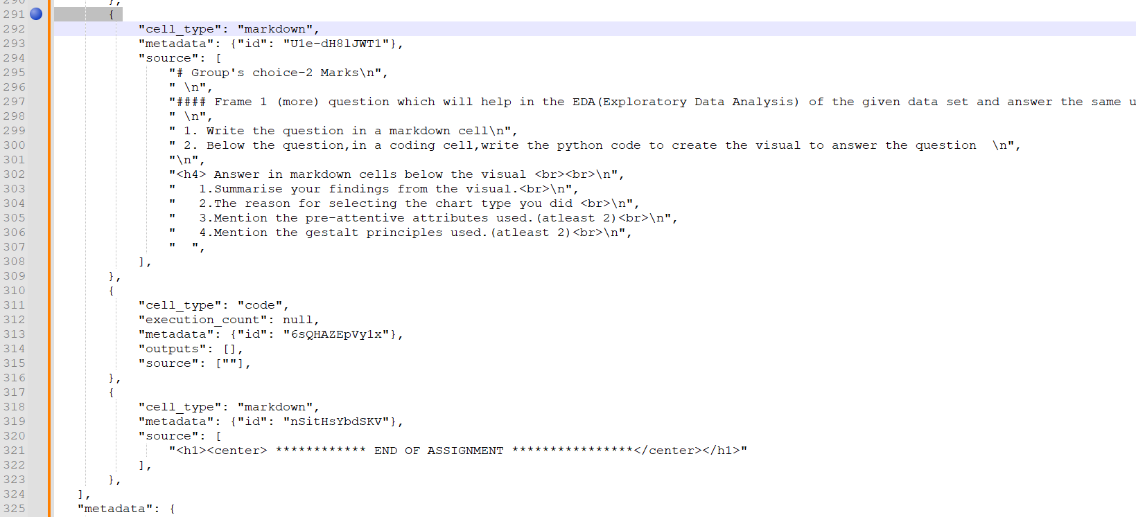 Sample code given with blank values in it as | Chegg.com