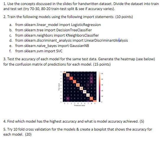 Solved 1. Use the concepts discussed in the slides for | Chegg.com